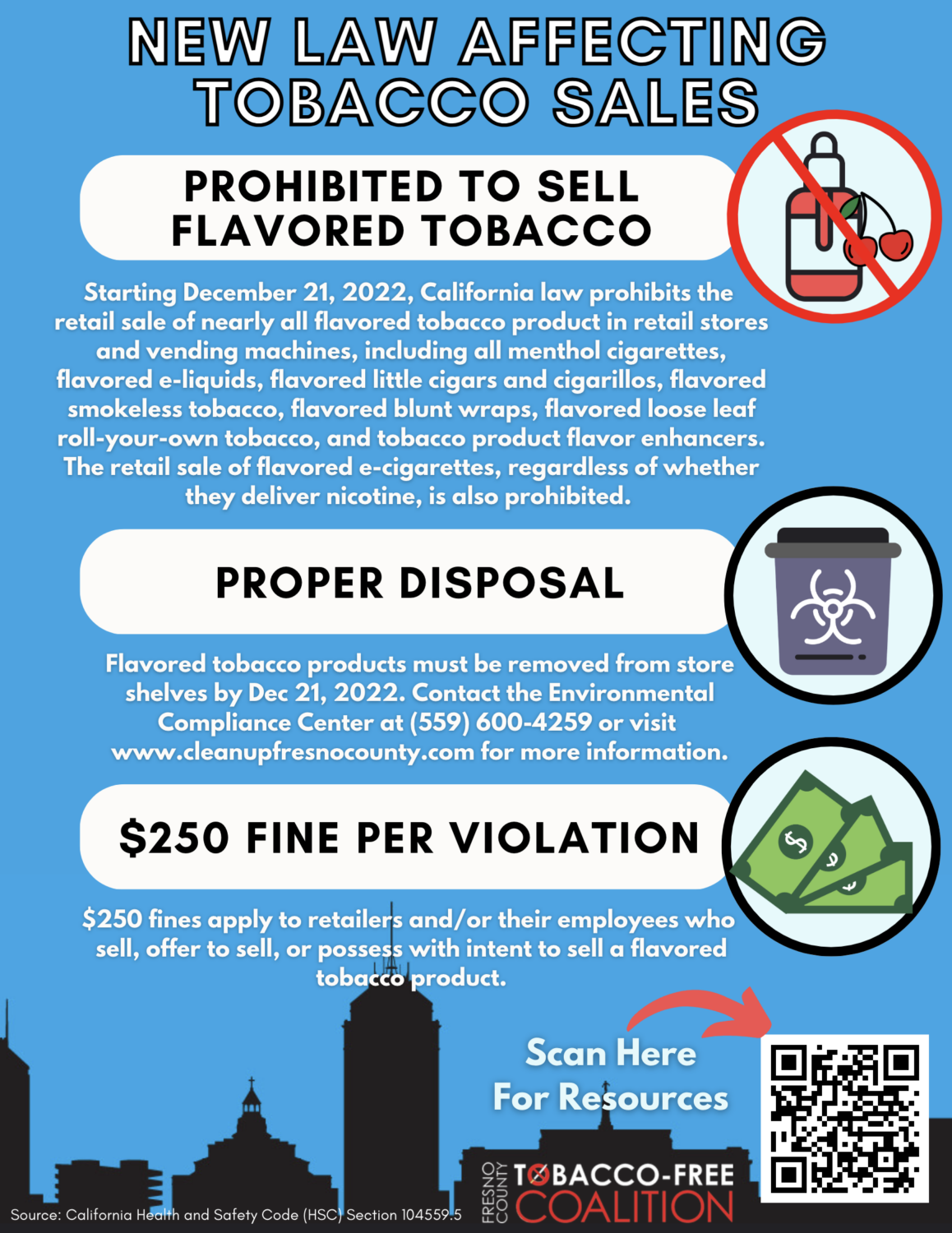 New Flavored Tobacco Ban - Don't Blow It Fresno